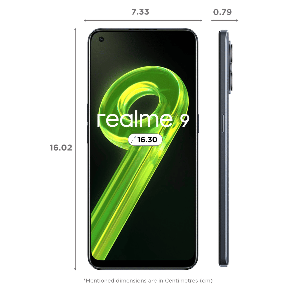 Buy realme 9 (6GB RAM, 128GB, Meteor Black) Online - Croma
